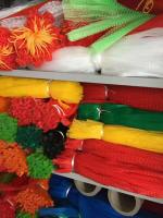 China Solid Reusable Mesh Produce Bags , PE Pwoven Mesh Bags For Fruit / Vegetable for sale
