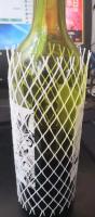 China Beer Bottle Net Protective Netting Sleeve PE Non Toxic 18 Meshes In A Loop for sale