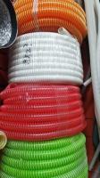 China Flexible PVC Corrugated Flexible Tubing Small Bending Radius Chemical Resistant for sale