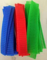 China Wine Bottle Net Protective Mesh Sleeving , Mesh Sleeve Plastic Tube Netting Colorful for sale