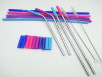 China Rubber Sleeve Flexible Silicone Tubing Food Grade For Stainless Steel Straw for sale