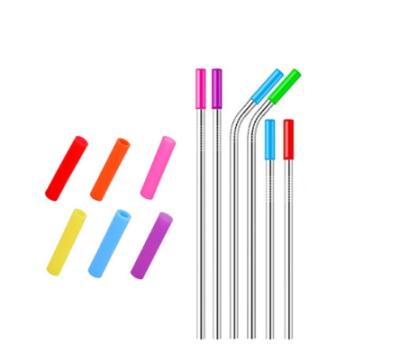 China FDA Food Grade Flexible Silicone Tubing Round Shape For Stainless Steel Straw for sale