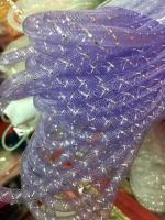 China Colors Round Braided Cable Mesh Sleeve 16mm Woven Expandable For Led Light for sale