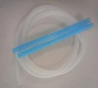 China 1.5 Meters Length Corrugated Flexible Tubing EVA/PE Transparent For Medical Device for sale