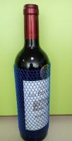China Wine Bottle Net Protective Mesh Sleeving , Mesh Sleeve Plastic Tube Netting Colorful for sale