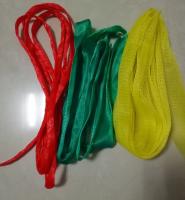 China Extruted Bottom Sealed Mesh Netting Bags PE Material Fruits / Vegetables Packaging for sale