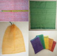 China Material Pe Reusable Mesh Produce Bags , Tubular Knitted Plastic Mesh Sleeving for sale