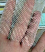 China Filter Protective Netting Sleeve 4CM 90 Mesh Extruded PE Soft Polyethylene for sale