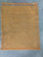 China Orange Raschel Packing Mesh Netting Bags Solid Structure Long Service Life for sale