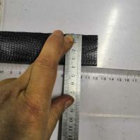 China Black Bottle Polyethylene Mesh Sleeves , Bottle Protective Plastic Mesh Sleeve for sale