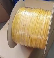 China Flexible Yellow  PVC Tube For Electrical Wire Protective, Electric Insulated  PVC Tube For Outside Insulation Protection for sale