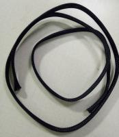 China Black Mesh Tube Net Plastic Sleeve For Flexible Wire Cable ,  Black Flame Retardant Braided Sleeves for sale