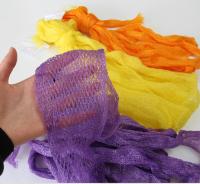 China Customised Manufacturers Supply Breathable PE Woven Mesh Plastic Bag For Vegetables for sale