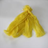 China Yellow HDPE Fruit And Vegetable Mesh Net Bag Packing for sale