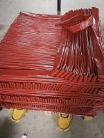 China Fire Proof Silicone Rubber Fiberglass Sleeving High Tenperature With Silicone Coated for sale