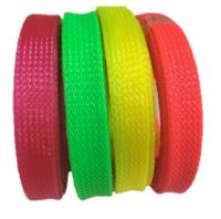 China Colorful PPET Expandable Braided Sleeving , Flexible Electric Cable Sleeve Management for sale