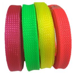China Colorful PPET Expandable Braided Sleeving , Flexible Electric Cable Sleeve Management for sale