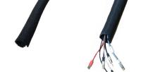 China Flexible Cable Management Protection Self Wrapping Split Braided Sleeving PET Material for sale