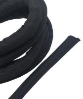 China Flexible Cable Management Protection Self Wrapping Split Braided Sleeving PET Material for sale