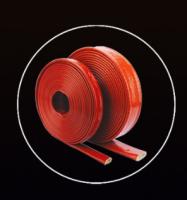 China Fire Sleeve , High Tenperature Silicone Fiberglass Sleeve for sale