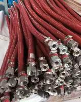 China Fire Sleeve , High Tenperature Silicone Fiberglass Sleeve for sale