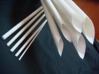 China 600 Degrees High Temperature Heat Treated Fiberglass Sleeve for sale