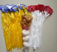 China Net Length 35m 80mesh plastic mesh bags For Ginger Garlic for sale