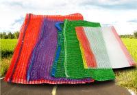 China 45*75cm HDPE DrawstringTubular Knitted Mesh Bag Packaging for sale