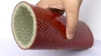 China UL Insulation Flame Retardant Silicone Coated Sleeving for sale
