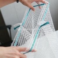 China HDPE Raschel Mesh Bag Potato Packing Bag 40KG Capacity for sale