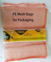 China Pe Woven Vegetable Mesh Bags For Onion Packaging 35x50cm for sale