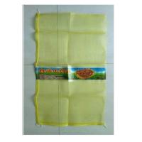 China Pe Woven Vegetable Mesh Bags For Onion Packaging 35x50cm for sale
