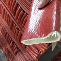 China Soft Elastic Fiberglass Insulation Sleeving High Temperature Silicone Wire Sleeve for sale