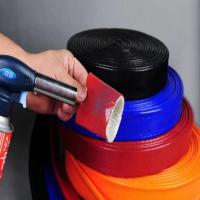 China Soft Elastic Fiberglass Insulation Sleeving High Temperature Silicone Wire Sleeve for sale