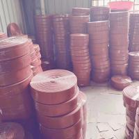 China 0.5mm Silicone Rubber Fiberglass Sleeving Insulated Fireproof for sale