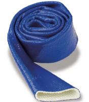 China Soft Elastic Fiberglass Insulation Sleeving High Temperature Silicone Wire Sleeve for sale