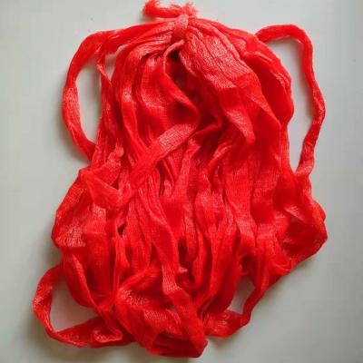 China Potato Packing Tubular Net Bags Reusable LDPE Knitted Mesh Bag for sale