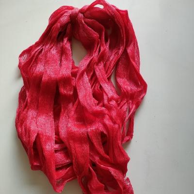 China PE Tubular Fruit Vegetable Mesh Netting Bags Reusable String Bags for sale