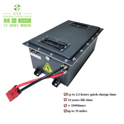 China Customized Li-ion Power Battery for Golf Cart 46V 36V 160ah 80ah 72v 100ah Other Function Bluetooth/CAN BUS/Charge heating for sale