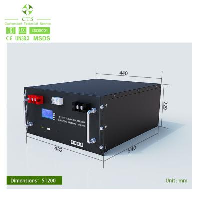 China Home Storage Lifepo4 Lithium Ion Battery Racked 24v 48v 100ah 200ah 5kw 10kw for sale
