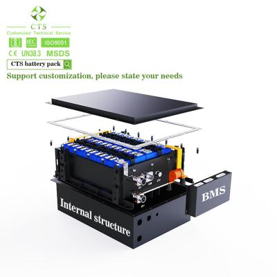 China 307.2v 50ah 100ah Lifepo4 Li Ion Electric Boat Battery Pack For Marine for sale