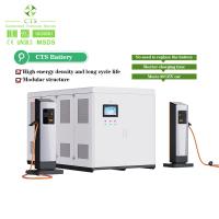 China CTS BESS 150kwh 300kWh Ev Lithium Battery Storage System With 50KW 100kW DC Fast EV Charger for sale