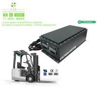 China CTS Customize AGV forklift Battery 24V 48V 60V 72V 80V High Current lifepo4 lithium Battery with smart BMS for sale