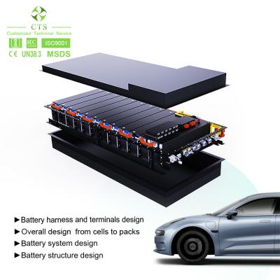China CTS Ev Battery Pack 350V 400V 100kwh 60kwh 50kwh Electric Car Lithium Battery For EV for sale
