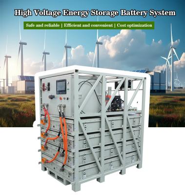 China High Voltage Lithium 500V 614V 700V 180KWh 200kWh Lifepo4 Battery for Energy Storage System for sale
