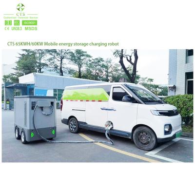 China CTS EV Mobile Charging Station for Commercial Emergency EV Charging 20kWh 60kWh 140kWh support CCS for sale