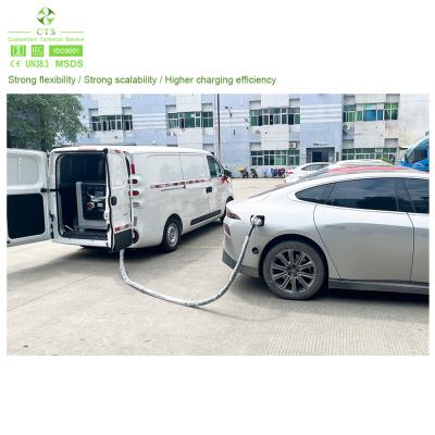 China CTS 40kWh 60kWh 120kWh DC Car Charging Station Battery For Mobile Emergency Rescue for sale