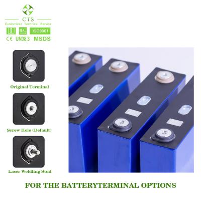 China CTS Lithium Ion Battery 3.2v Prismatic 115ah Lifepo4 Battery Cells 3.7v for sale