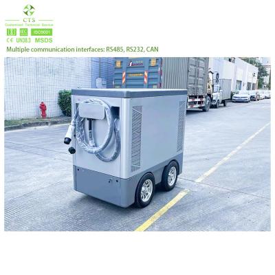 China DC fast charging station 40kW 60kW 120kW ev charging station dc integrated system mobile ev charger for rode rescue for sale