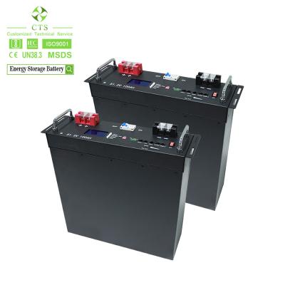 China CTS 30kWh 48V LiFePO4 Battery Power Backup Cabinet For Critical Solar Loads for sale